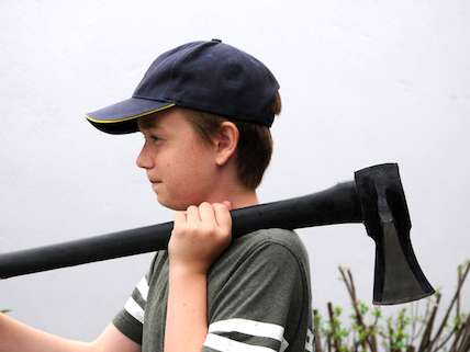 Cops Confiscate Axe from Teen Chopping Wood to Build Fort