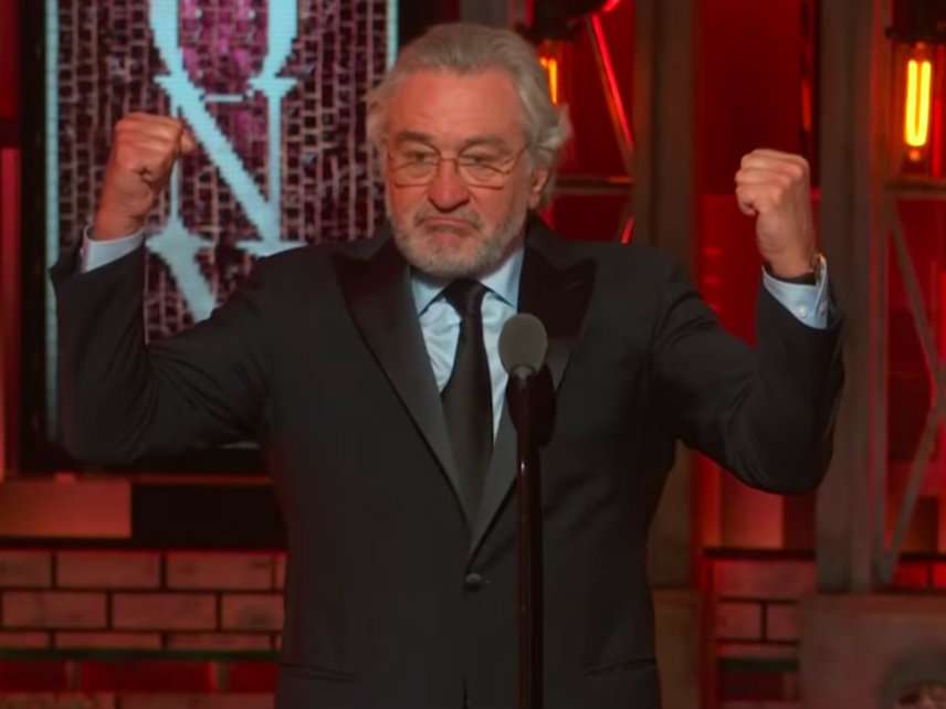 Robert De Niro Has a Tony Tantrum Over Trump: Reason Roundup