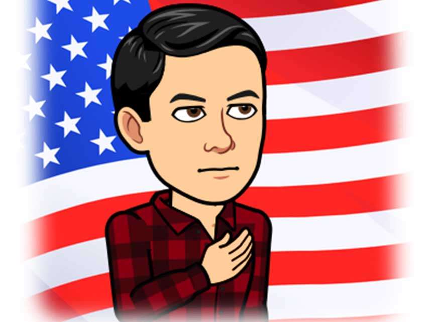 Scott Walker's Anthem-Flag Bitmoji Is Republicanism Under Donald Trump