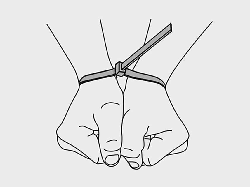 How to Break Out of Zip Tie Cuffs - Reason.com