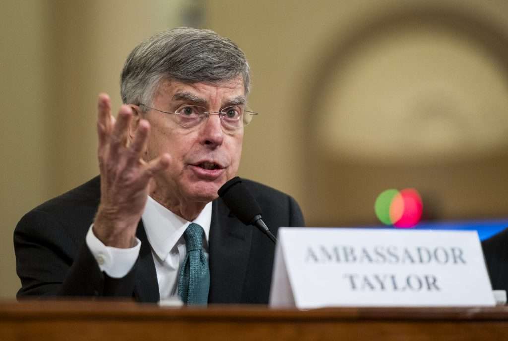 U.S. Diplomat Bill Taylor: It Was 'Crazy' To Freeze Aid to Ukraine 'for ...
