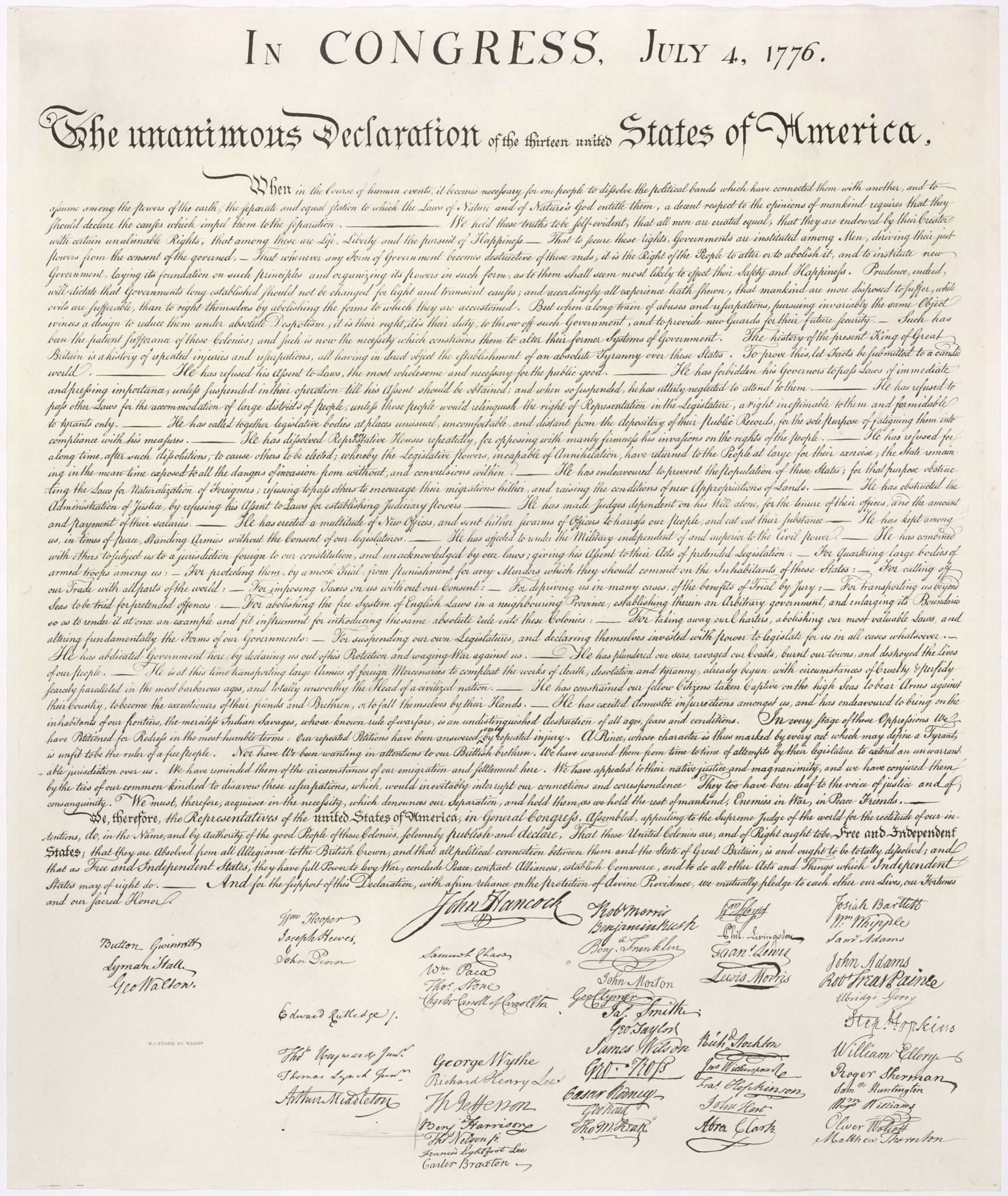 Today in Supreme Court History: July 4, 1776