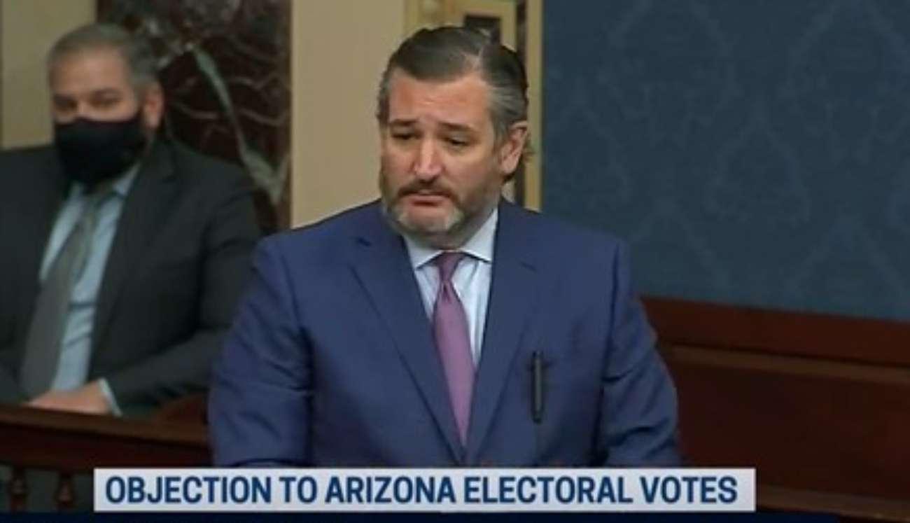 Ted Cruz's Legally Groundless Challenge to Biden's Electoral Votes Was ...
