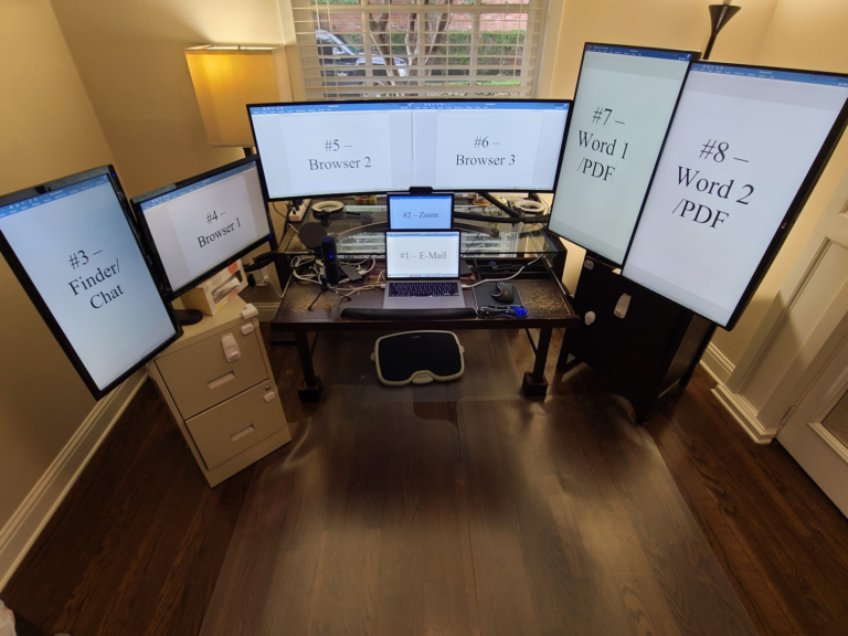 My New Eight-Display Workstation with 4K and UltraWide Monitors ...