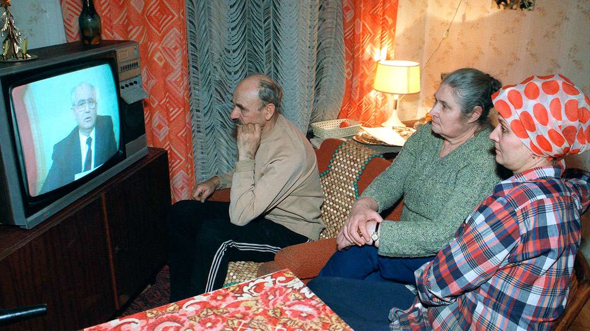 Watching Mikhail Gorbachev Resign in Moscow