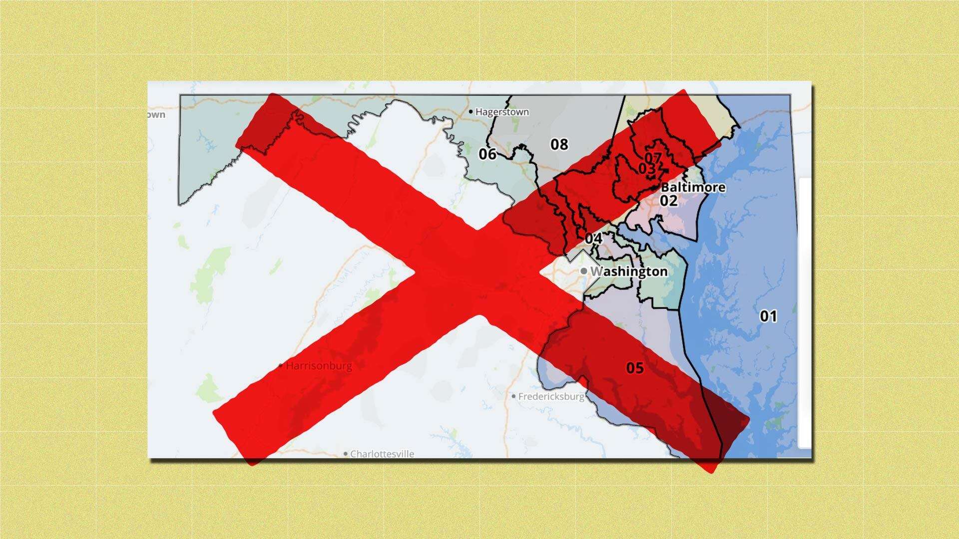 Judge Tosses Marylands Highly Gerrymandered Congressional Map