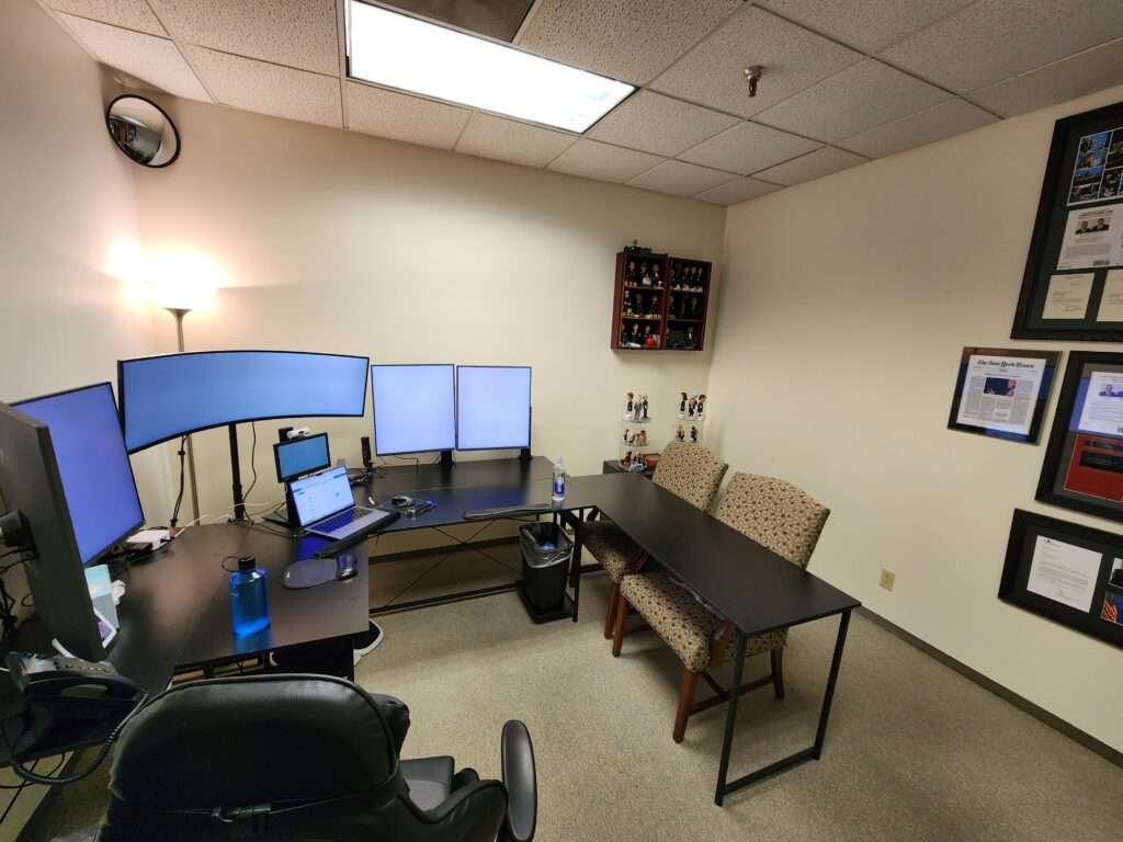 My New Seven-Monitor Office Workstation - Reason.com