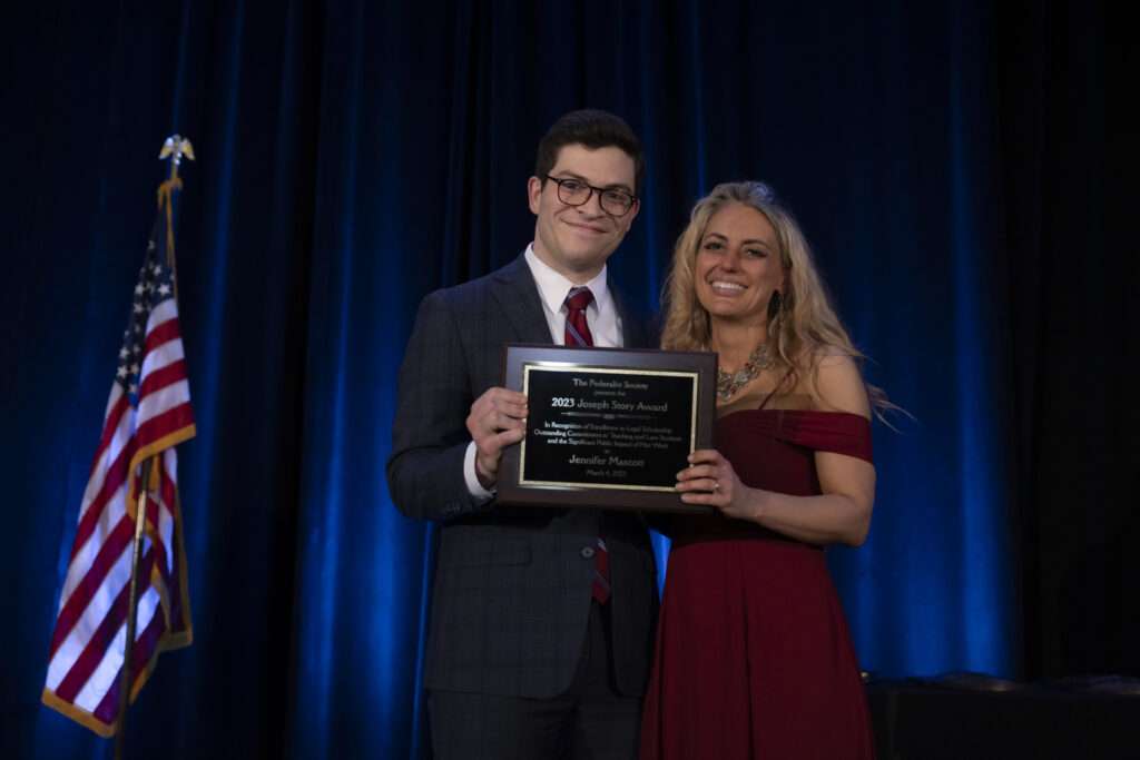 Professor Jennifer Mascott, Winner of 2023 Joseph Story Award