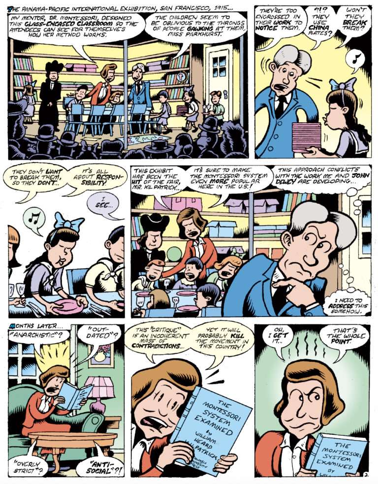 Comic: Maria Montessori and the Freedom To Learn