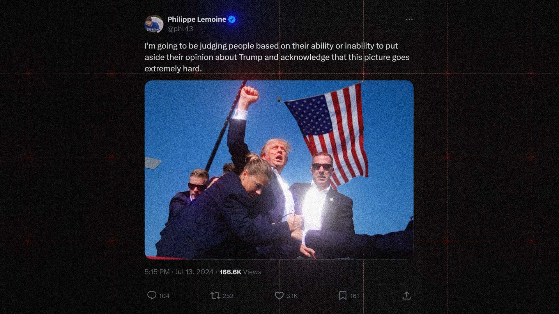 The Defiant Trump Image That Made Critics Join the Cult The Defiant Trump Image That Made Critics Join the Cult