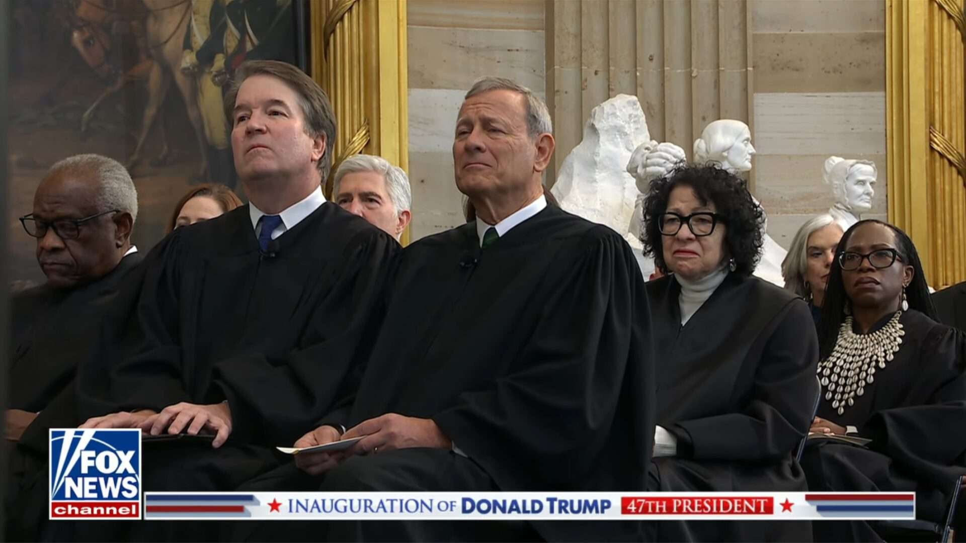 Justice Jackson Did Not Wear A Dissent Collar To The Inauguration. She ...