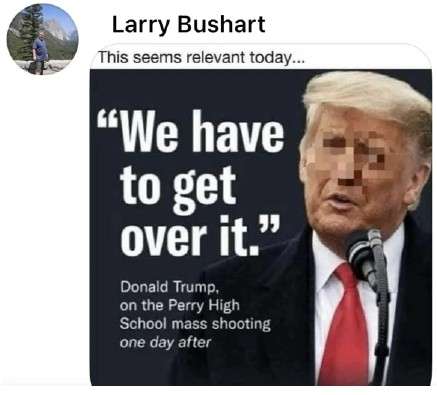 Tennessee man spent 37 days in jail for sharing an anti-Trump meme