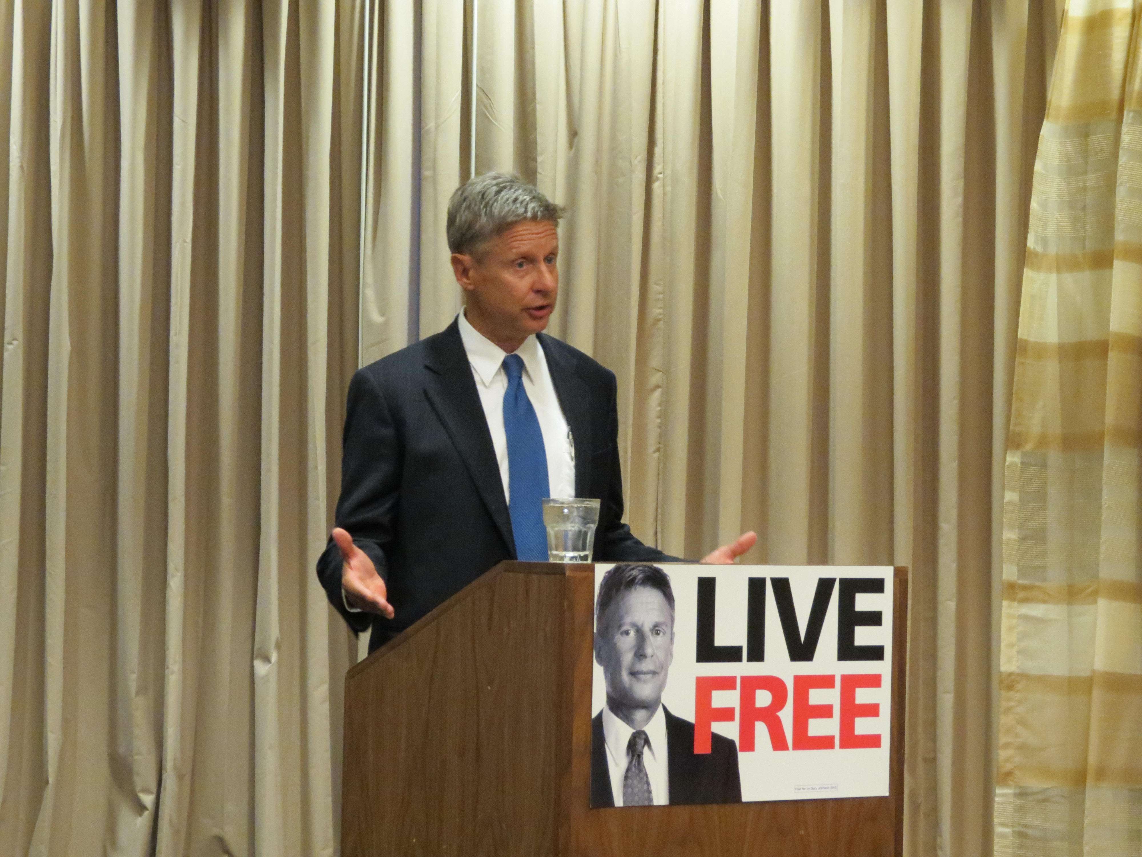 Gary Johnson Launches First TV Ad Touting His Dovish Foreign Policy